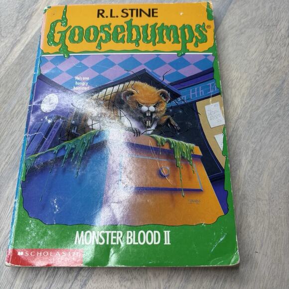 Accents | Original 9s Rl Stine Monster Blood Ii Goosebumps Book 1994 ...